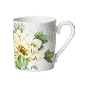 villeroy & boch quinsai garden glass with handle, 0.30 l, bone china, multi-colour