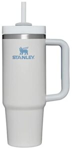 stanley quencher h2.0 flowstate stainless steel vacuum insulated tumbler with lid and straw for water, iced tea or coffee, smoothie and more, fog, 30 oz