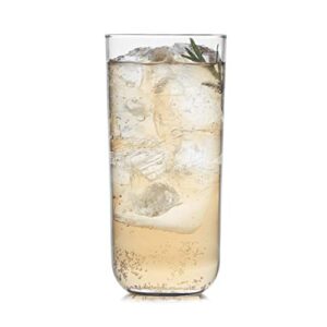 libbey polaris tumbler glasses, axis, 17.75-ounce, set of 8