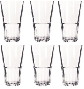 libbey brooklyn beverage no. 15797 soda glass (pack of 6) rala801