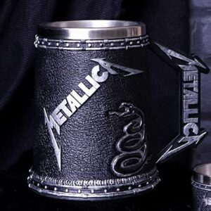 Metallica Beer Stein Tankard Stainless Steel Coffee Mug by ROiL Brand (Metallica)