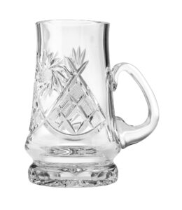 russian cut crystal beer mug 22 oz