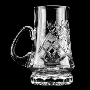 Russian Cut Crystal Beer Mug 22 oz