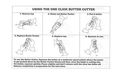 Tao Xiong Simple One Click Stick Butter Cheese Cutter - Butter Dispenser to Store Butter for Making Bread, Cakes, Cookies (Yellow)