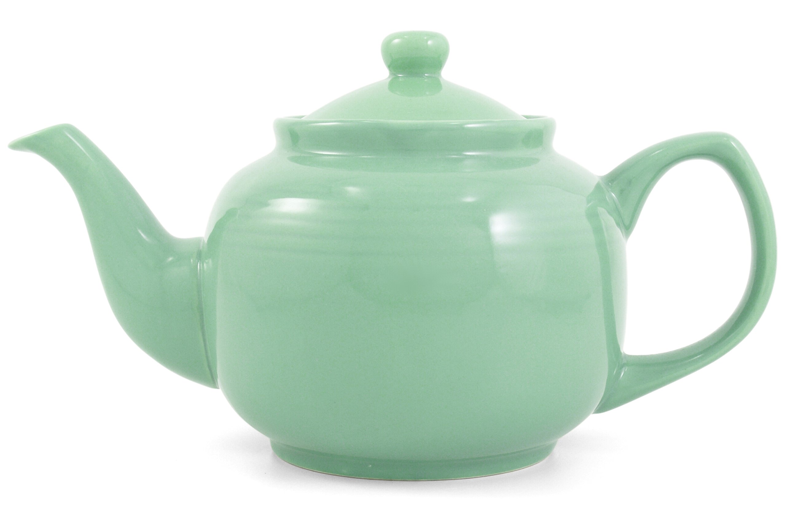 Seafoam Green Classic 6 Cup Ceramic Teapot