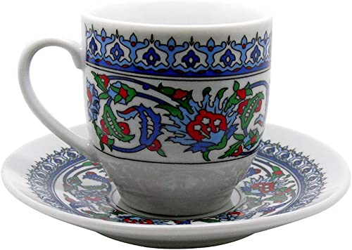 Turkish Coffee Set (Cup and Saucer)