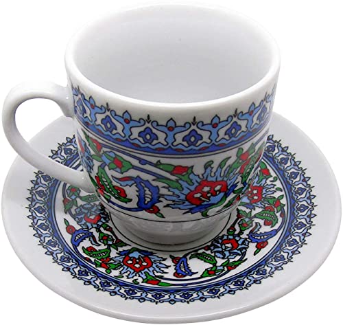 Turkish Coffee Set (Cup and Saucer)