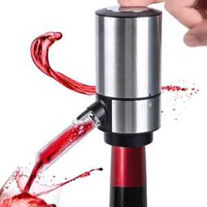 esclap electric wine aerator, wine decanter pump dispenser gifts set, 2024 new automatic wine aerator pourer spout. smart wine decanter. wine dispenser pump, best gift for wine lovers or own use.