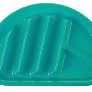 Arrow Home Products Fiesta Taco Plate, 12 Pack - Each Plate Includes 3 Taco Holders Plus 2 Compartments - BPA Free Plastic, Made in the USA, Dishwasher Safe - Assorted Colors