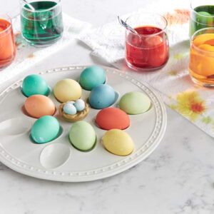 nora fleming Robin's Egg Blue (Nest) A39 - Hand-Painted Ceramic Holiday Décor - Spring Minis for the Home and Office