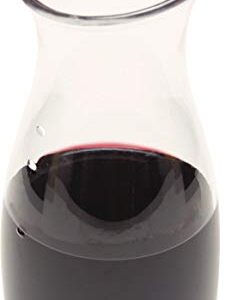 Carlisle FoodService Products 7090007 Cascata Carafe Juice Jar Beverage Decanter Only, Plastic, .25 L, Clear, 1 Count (Pack of 1)