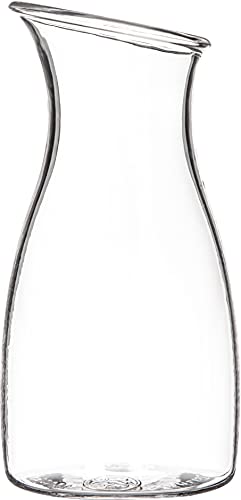 Carlisle FoodService Products 7090007 Cascata Carafe Juice Jar Beverage Decanter Only, Plastic, .25 L, Clear, 1 Count (Pack of 1)