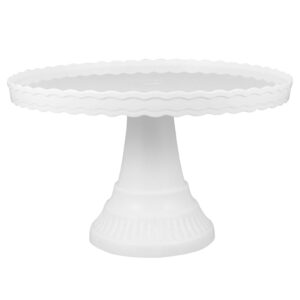 32.5cm cake stand white cake stand birthday cake server plate round cake holder for cupcakes pastries macarons biscuits wedding party decor