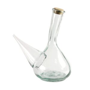 la tienda glass porron wine pitcher (34 oz capacity)