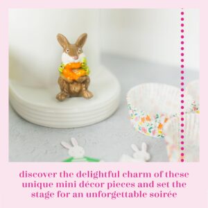 Nora Fleming Hand-Painted Mini: Funny Bunny (Brown Bunny) A226