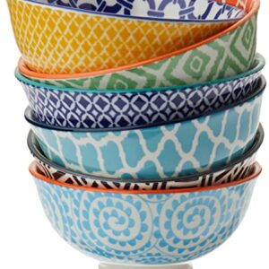 Certified International Chelsea All Purpose 4,75" Bowls, Set of 6