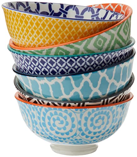 Certified International Chelsea All Purpose 4,75" Bowls, Set of 6