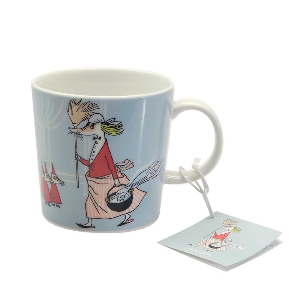 Arabia 1057216 MOOMIN Filifyonka Mug, 10.1 fl oz (300 ml), Microwave, Oven, Dishwasher Safe