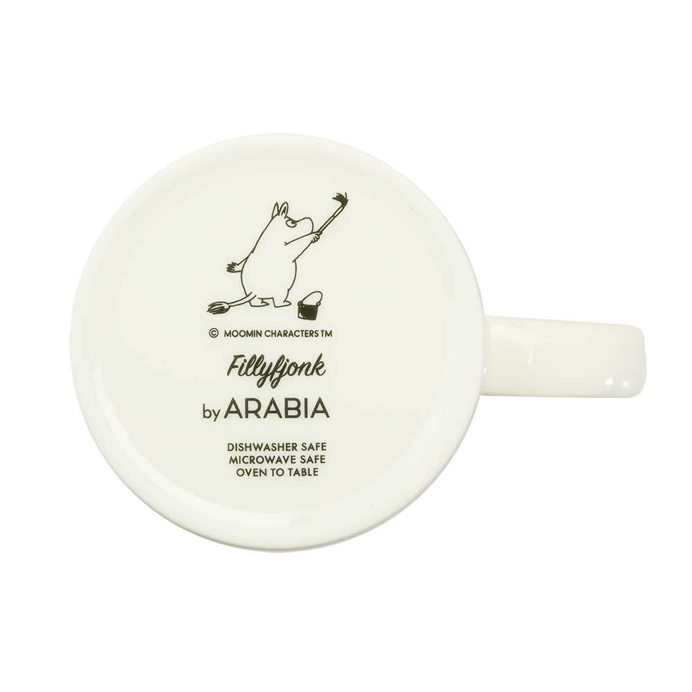 Arabia 1057216 MOOMIN Filifyonka Mug, 10.1 fl oz (300 ml), Microwave, Oven, Dishwasher Safe