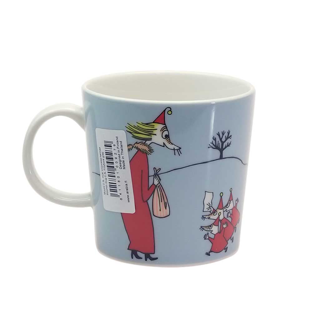 Arabia 1057216 MOOMIN Filifyonka Mug, 10.1 fl oz (300 ml), Microwave, Oven, Dishwasher Safe