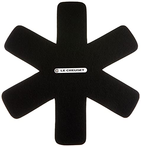 Le Creuset Felt Pan Protectors, Set of 3, 16" Diameter, Black