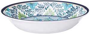 certified international talavera melamine 13.75" x 2.75" large serving bowl, multicolor -