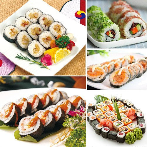 AISHN Sushi Roller Kit Sushi Bazooka, Durable Camp Chef Rice Maker Machine Mold-for Easy Sushi Cooking Rolls Best kitchen Sushi Too