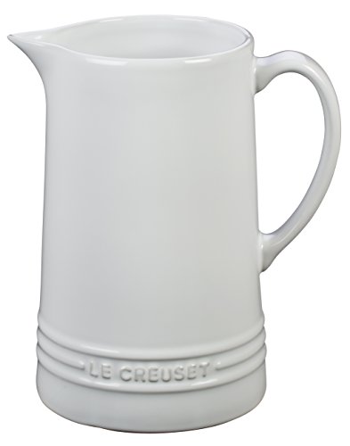 Le Creuset Stoneware Pitcher, 1.6 qt., White