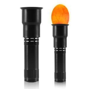 azxiviz egg candler, candling light tester for eggs with high intensity,egg candle for distinguishing fertile chickens ducks quail eggs