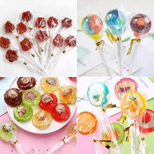 SUNLUYAO Cake Pop Display Stand with 300 PCS Cake Pop Sticks and Wrappers Kit, 21 Holders Clear Acrylic Cakepop Making Accessories for Weddings Baby Showers Halloween