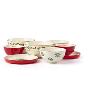 lenox 893494 holiday luna nesting dinnerware set