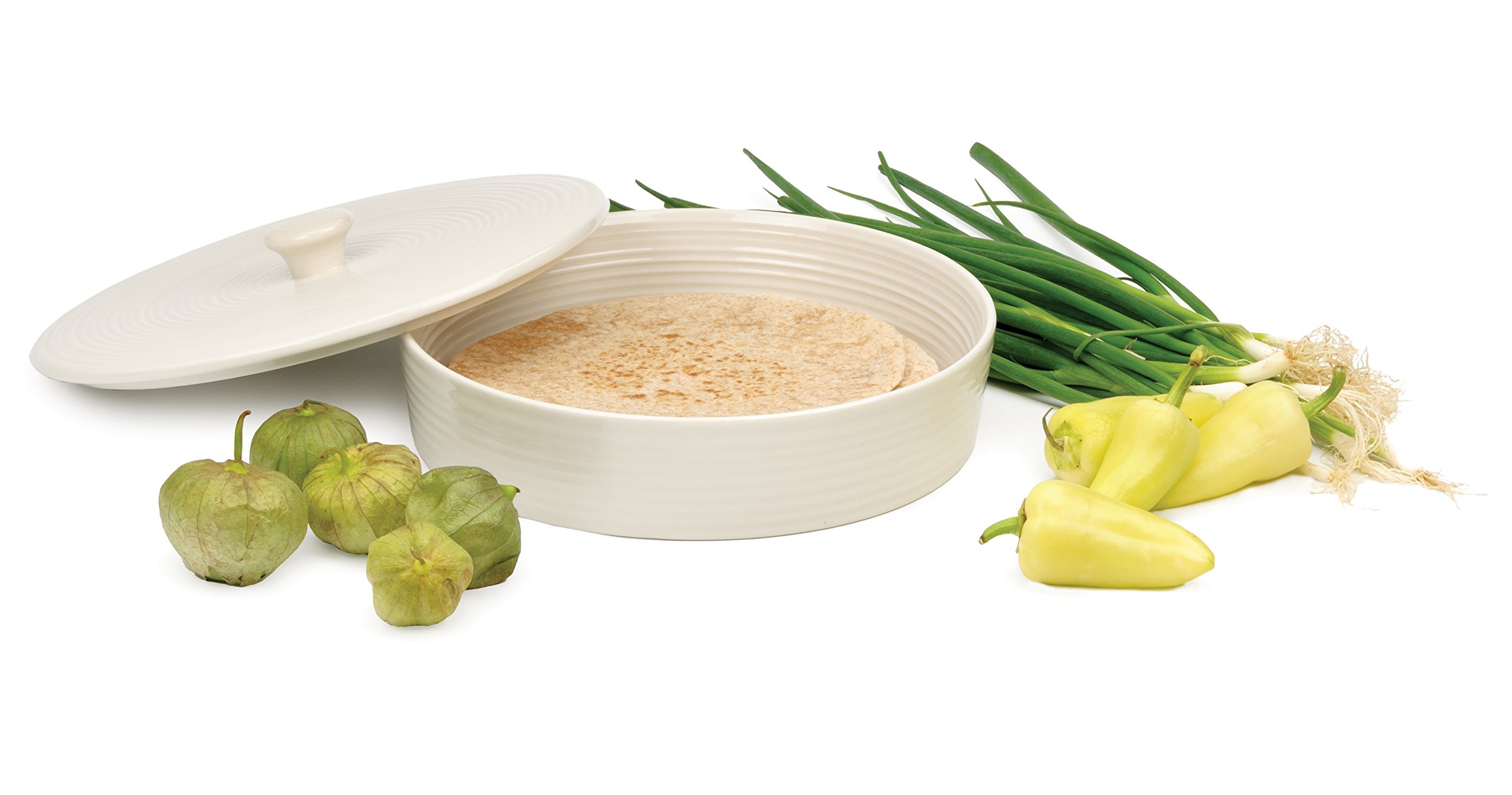 RSVP White 10" Tortilla Warmer