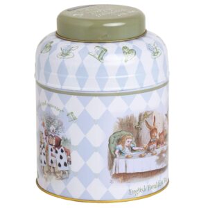 Alice in Wonderland Tea Caddy with 80 English Breakfast Teabags