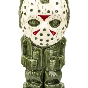 Friday The 13th Geeki Tikis Jason Voorhees Mug | Official Horror Collectible Tiki Style Ceramic Cup | Holds 26 Ounces