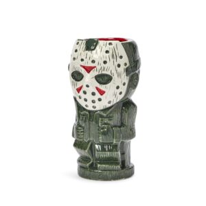 Friday The 13th Geeki Tikis Jason Voorhees Mug | Official Horror Collectible Tiki Style Ceramic Cup | Holds 26 Ounces