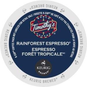 Timothy's World Coffee Rainforest Espresso 96 K-Cups