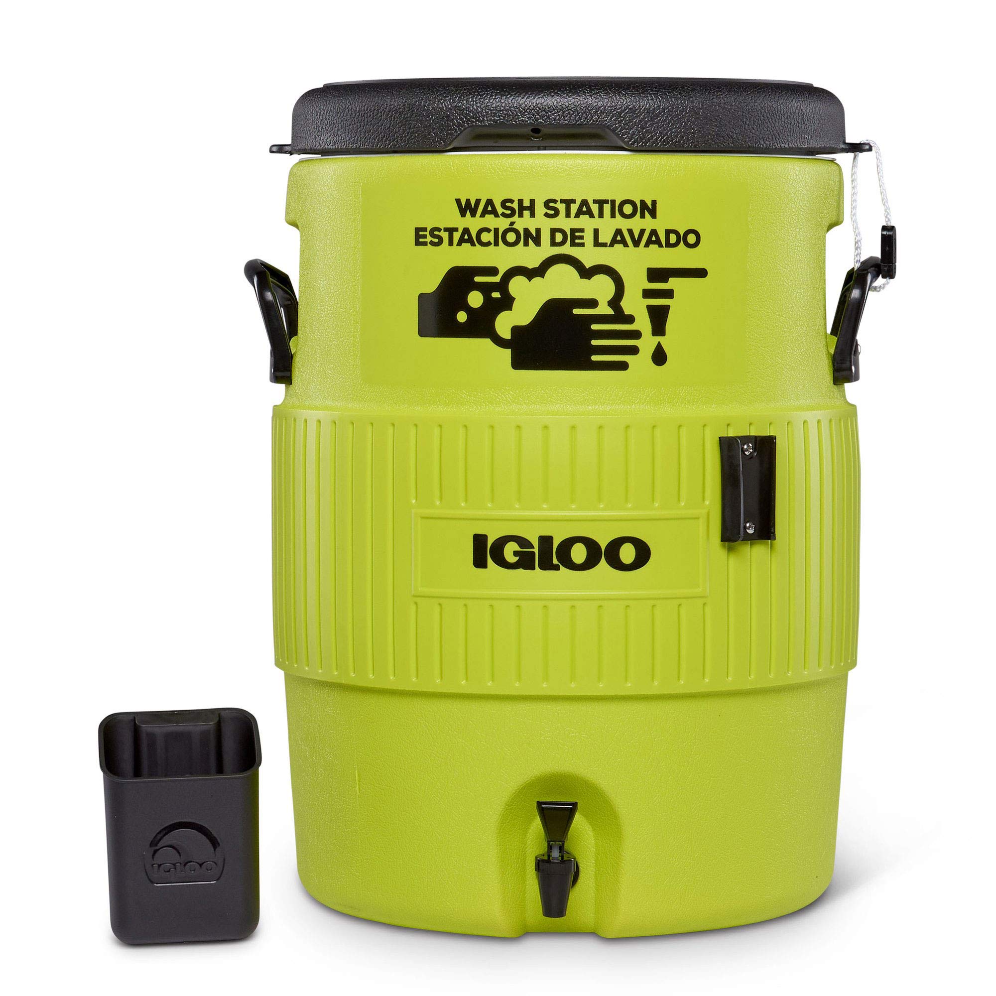 Igloo Hardsided Commerical Acid Green 10-Gallon Seat Top Wash Station