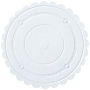 wilton decorator preferred round separator plate for cakes, 7-inch