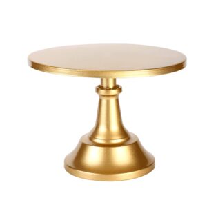 FESTLOVE Set of 5 Cake Stands Donuts Holder, Gold Metal Cake Dessert Display Stand Cupcake Pedestal Table Decoration Serving Platter for Baby Shower Wedding Birthday Parties Celebration