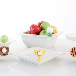 nora fleming Hoop, There It Is! (Basketball) A233 - Hand-Painted Ceramic Unique Décor - Summer Minis for the Home and Office