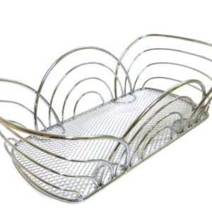 Spectrum Diversified Flower Bread Basket, Chrome