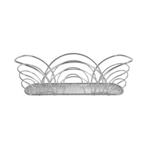 Spectrum Diversified Flower Bread Basket, Chrome