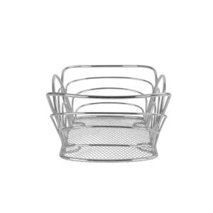 Spectrum Diversified Flower Bread Basket, Chrome