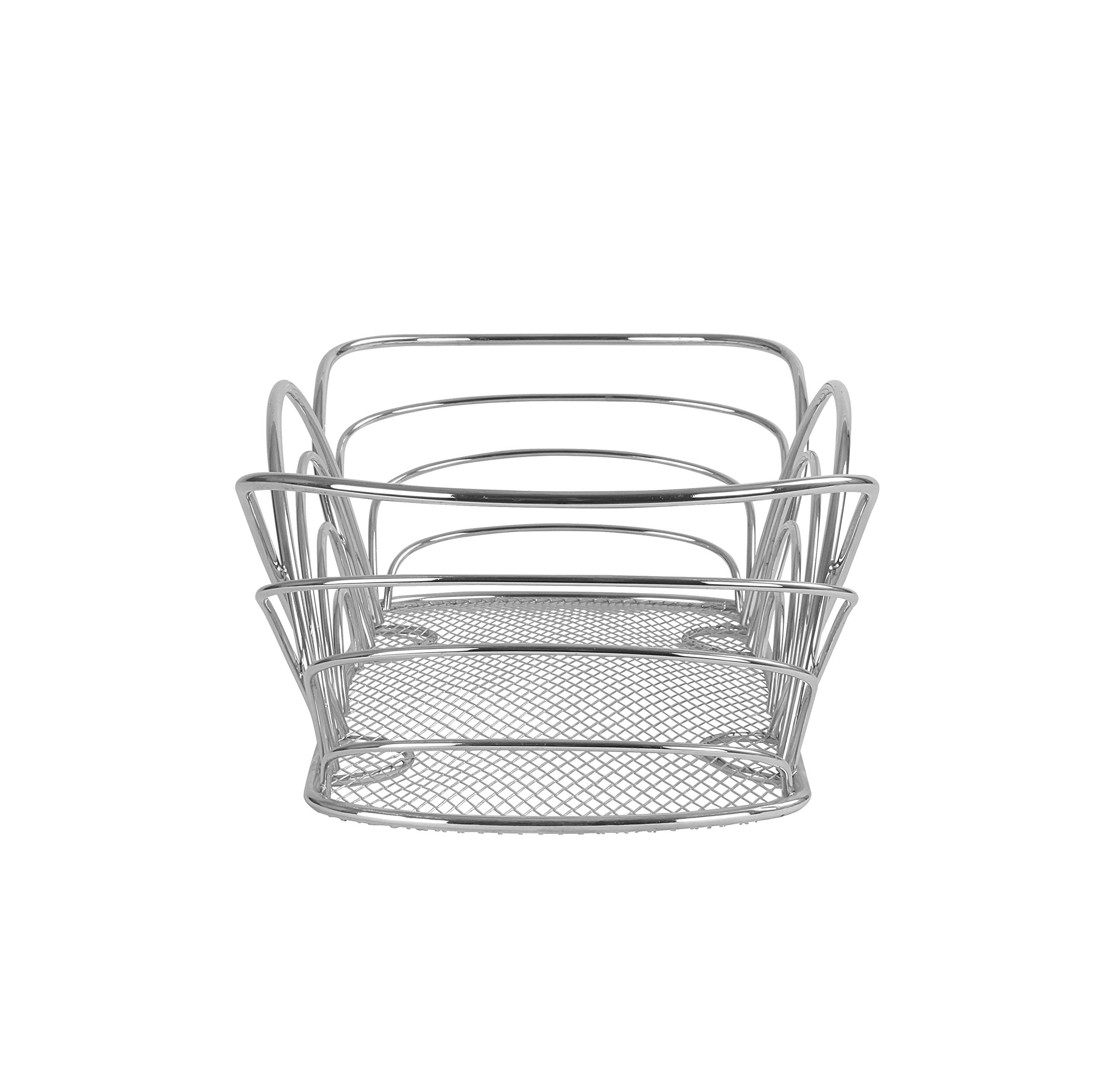 Spectrum Diversified Flower Bread Basket, Chrome