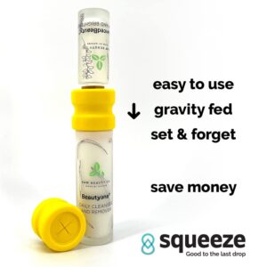 Squeeze- Smart Liquid Saver. Zero Waste Bottle Coupling.