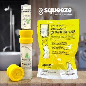 Squeeze- Smart Liquid Saver. Zero Waste Bottle Coupling.