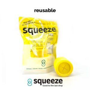 Squeeze- Smart Liquid Saver. Zero Waste Bottle Coupling.