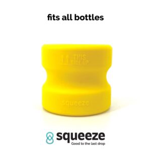 Squeeze- Smart Liquid Saver. Zero Waste Bottle Coupling.