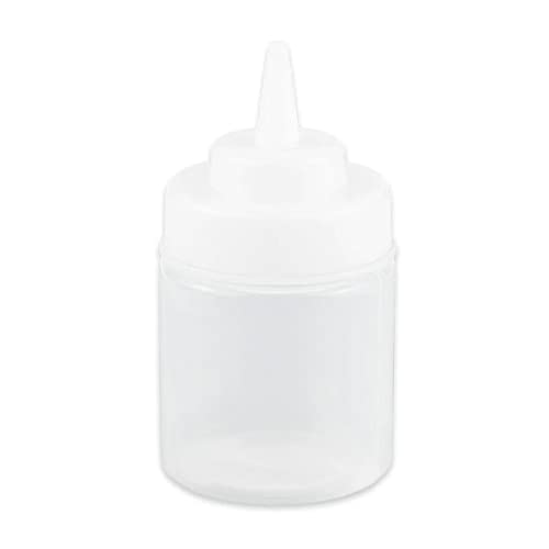 G.E.T. SB-8-CL 8 oz. Squeeze Bottle, Break Resistant, Polyethelyne, Clear (Pack of 12)