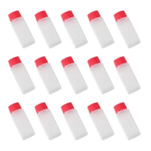 pretyzoom 100 pcs mini condiment squeeze bottle disposable salad dressing tomato ketchup sauce containers plastic squirt bottle empty dispenser for bbq salad food liquid 6.5ml